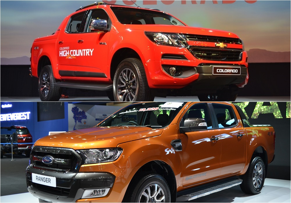 Deft Versus : New Chevrolet Colorado VS Ford Ranger จับชน 2 กระบะแกร่งจากแดนมะกัน | AUTODEFT ...